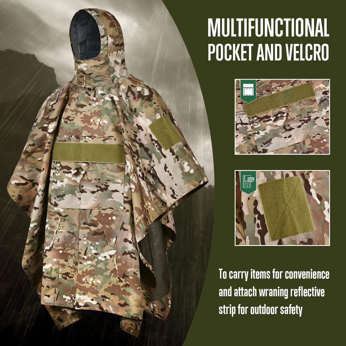 Tactical Poncho: A Must-Have Essential in the Wild – GLORYFIRE®