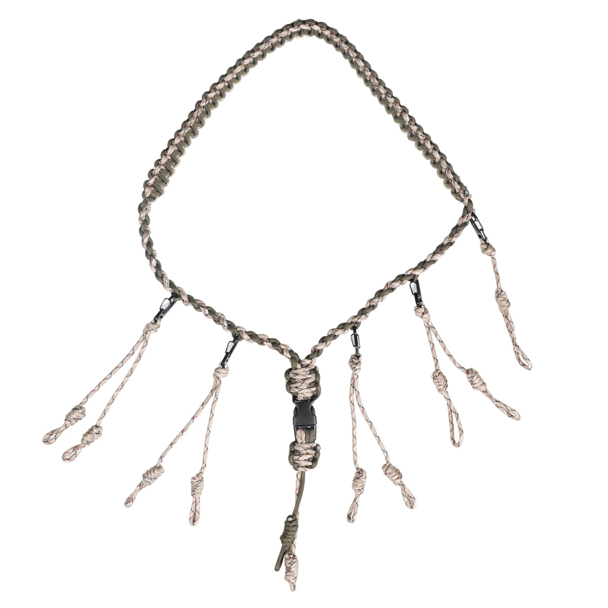 GLORYFIRE Duck Call Lanyard – Camo Paracord, 11 Removable Drops, 550LB ...