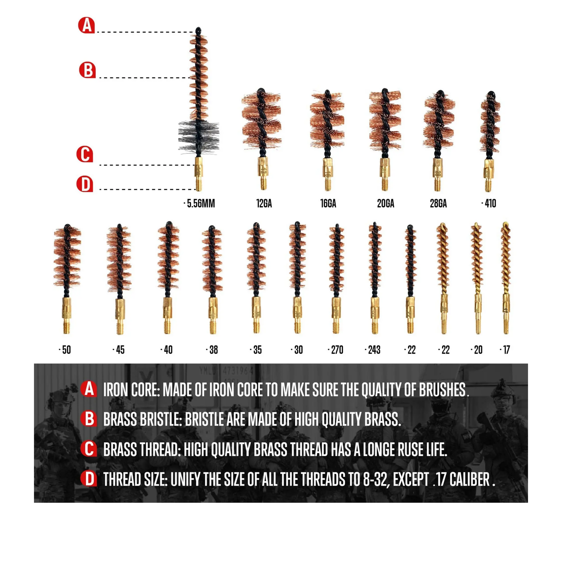 GLORYFIRE® GUN CLEANING KITS PREMIUM TACTICAL GEAR
