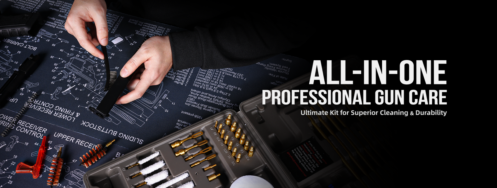 GLORYFIRE® GUN CLEANING KITS PREMIUM TACTICAL GEAR
