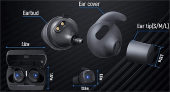 Bluetooth Shooting Ear Protection 26dB Noise Reduction Earbuds – GLORYFIRE®
