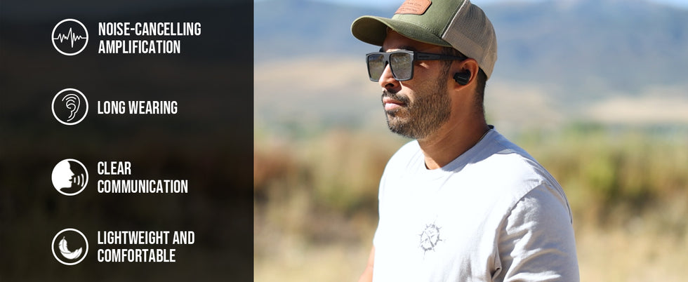 Shooting Ear Protection 26dB Noise Reduction Electronic – GLORYFIRE®
