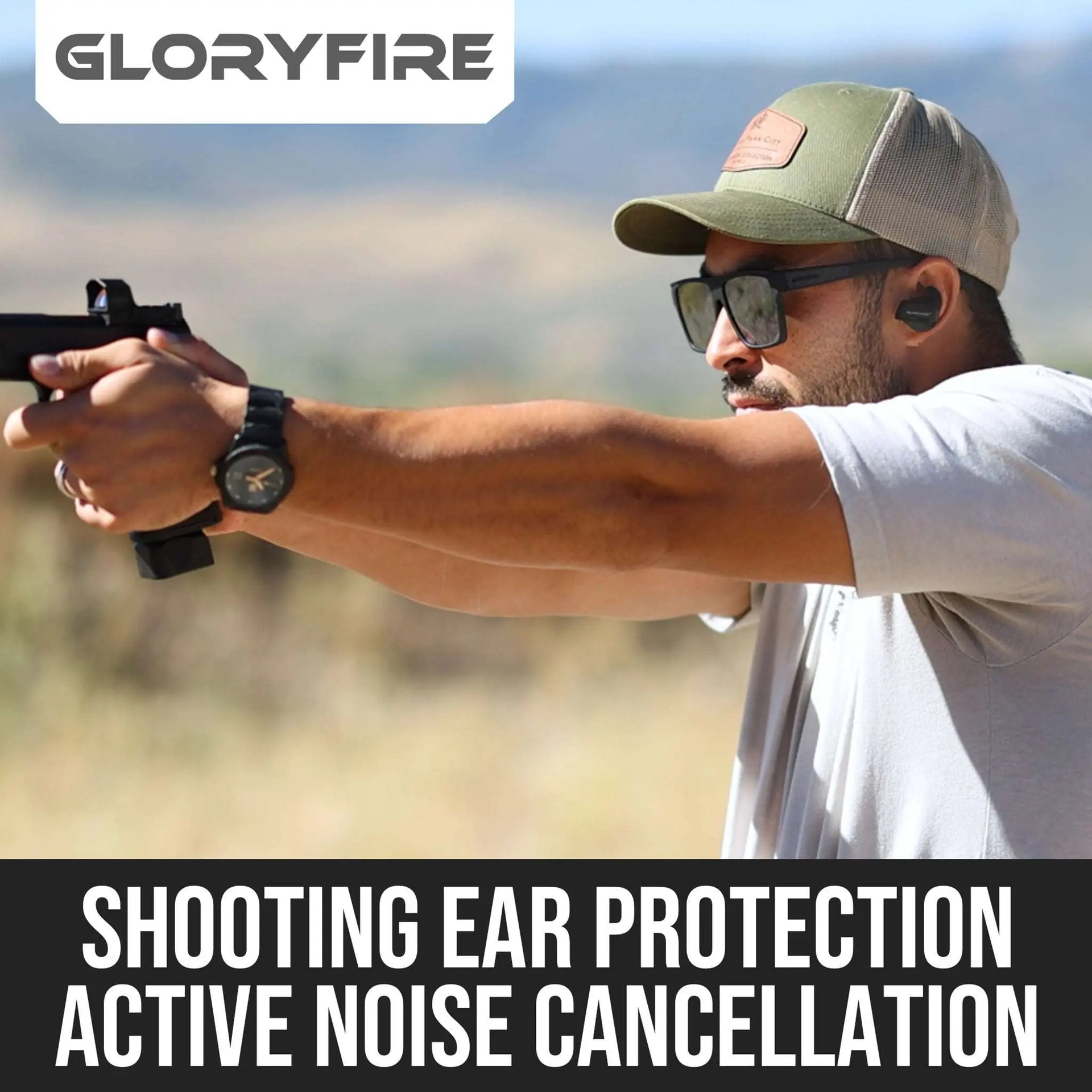 Shooting Ear Protection 26dB Noise Reduction Electronic – GLORYFIRE®